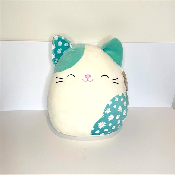 Squishmallows | Other | Kelsa The Blue Calico Cat Floral 8 Squishmallow ...